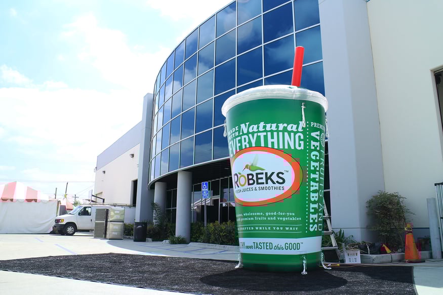 Robeks Smoothie Cup | Custom Inflatables - Inflatable Replicas
