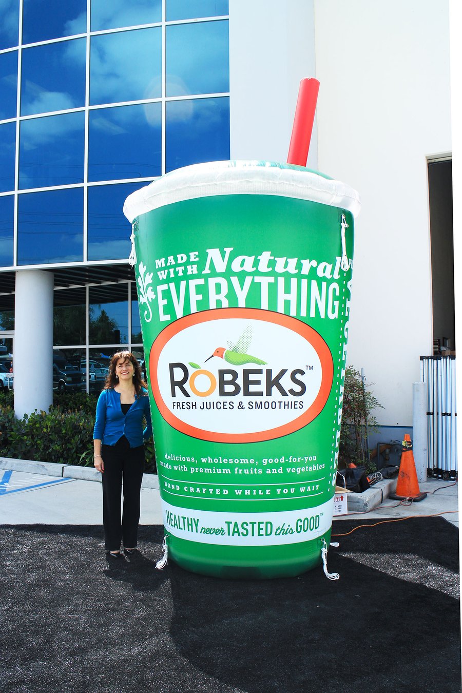Robeks Smoothie Cup | Custom Inflatables - Inflatable Replicas