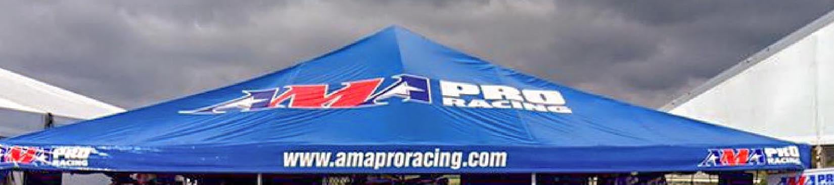 AMA Pro Racing Tent | Custom Frame Tents - American Made
