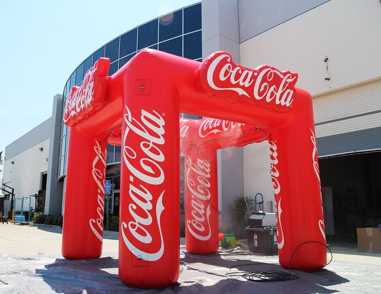 Coca-Cola Misting Inflatable | Misting Tent for Events