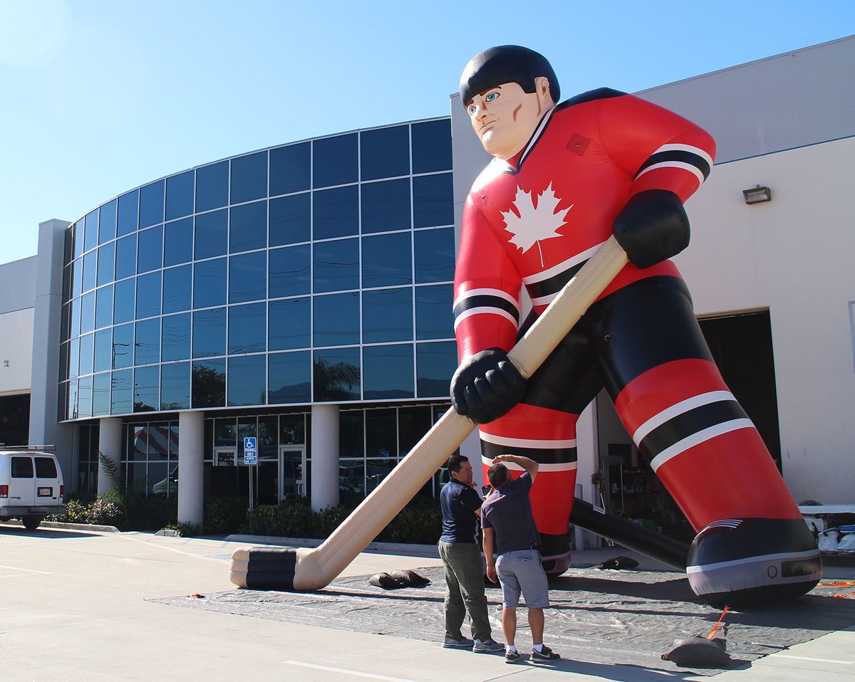 Giant Inflatable Hockey Player | Custom Inflatables