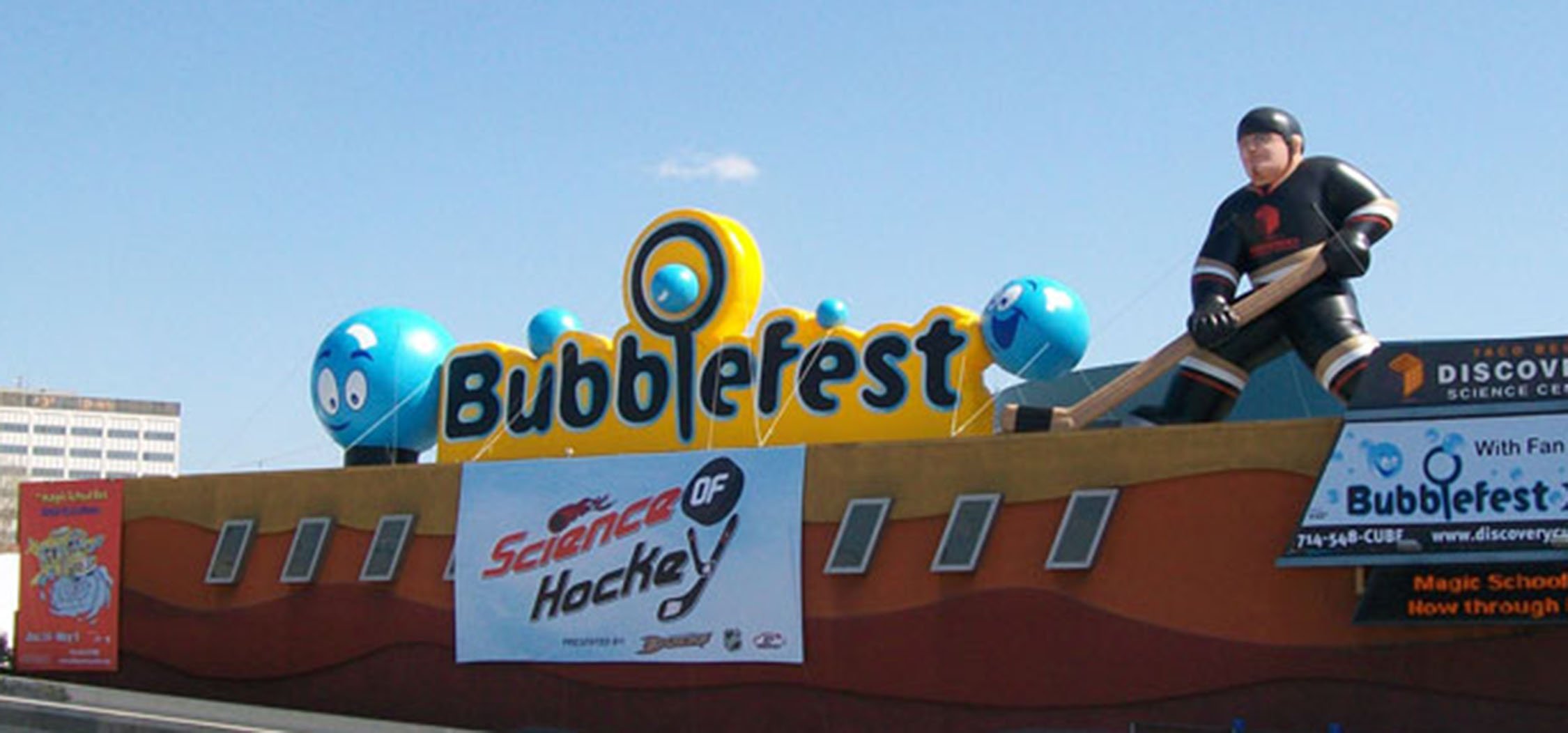 Giant Bubblefest Sign | Inflatable Signs - Rooftop Inflatables