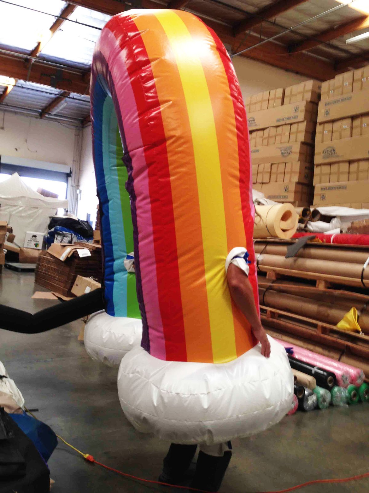 Inflatable Rainbow Costume | Inflatable Costume - Custom Inflatables