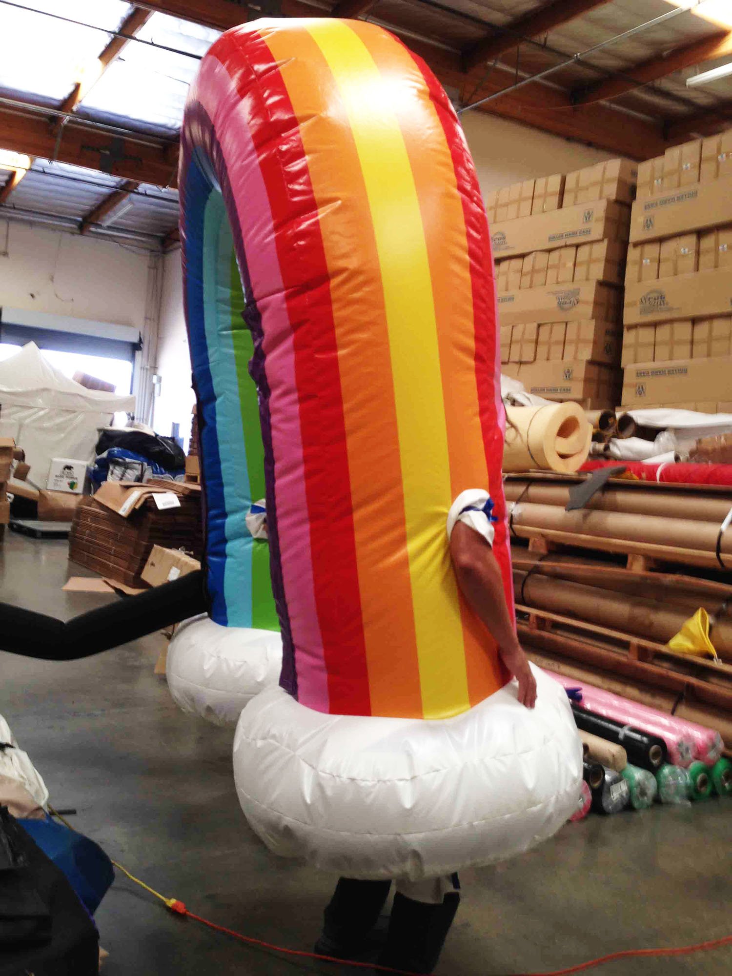 Inflatable Rainbow Costume | Inflatable Costume - Custom Inflatables