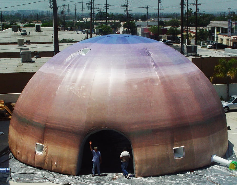 Printed NASA Inflatable Domes | Inflatable Domes - Custom Inflatables