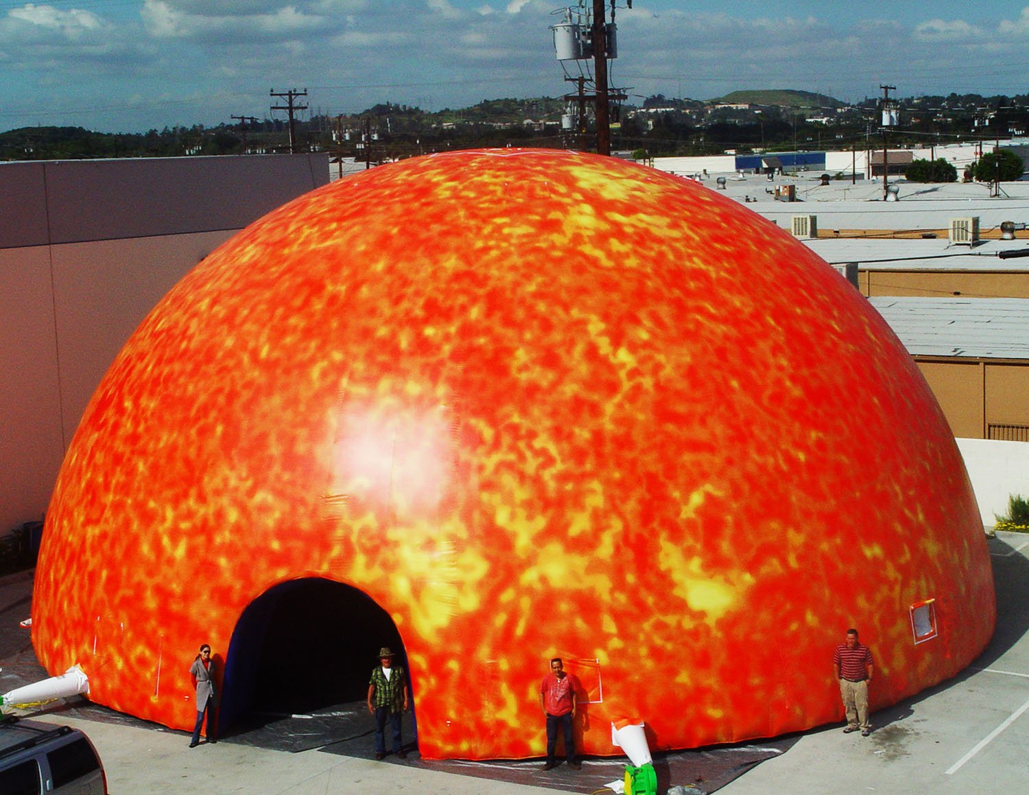 Printed NASA Inflatable Domes | Inflatable Domes - Custom Inflatables