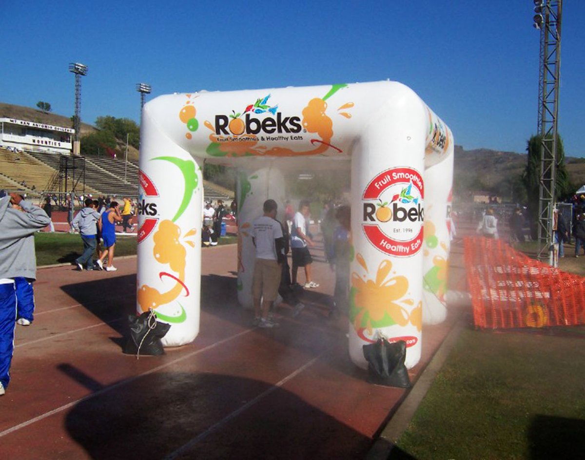 Inflatable Misting Tent for Robeks Marketing | Custom Inflatables