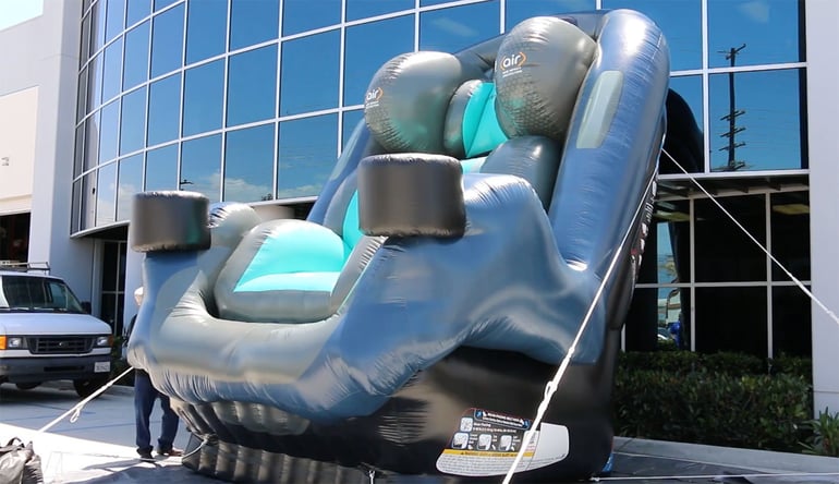 Custom Inflatable Car Seat | Custom Inflatables - Inflatable Replicas