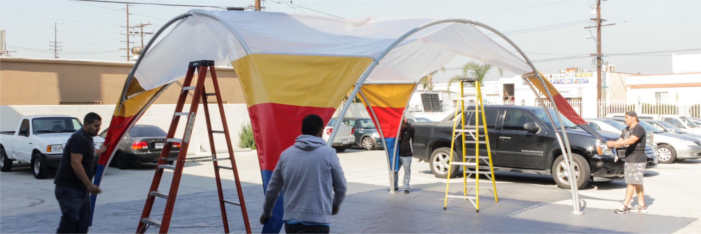 12x20 Custom Tent | Custom Frame Tents - Arch Tents