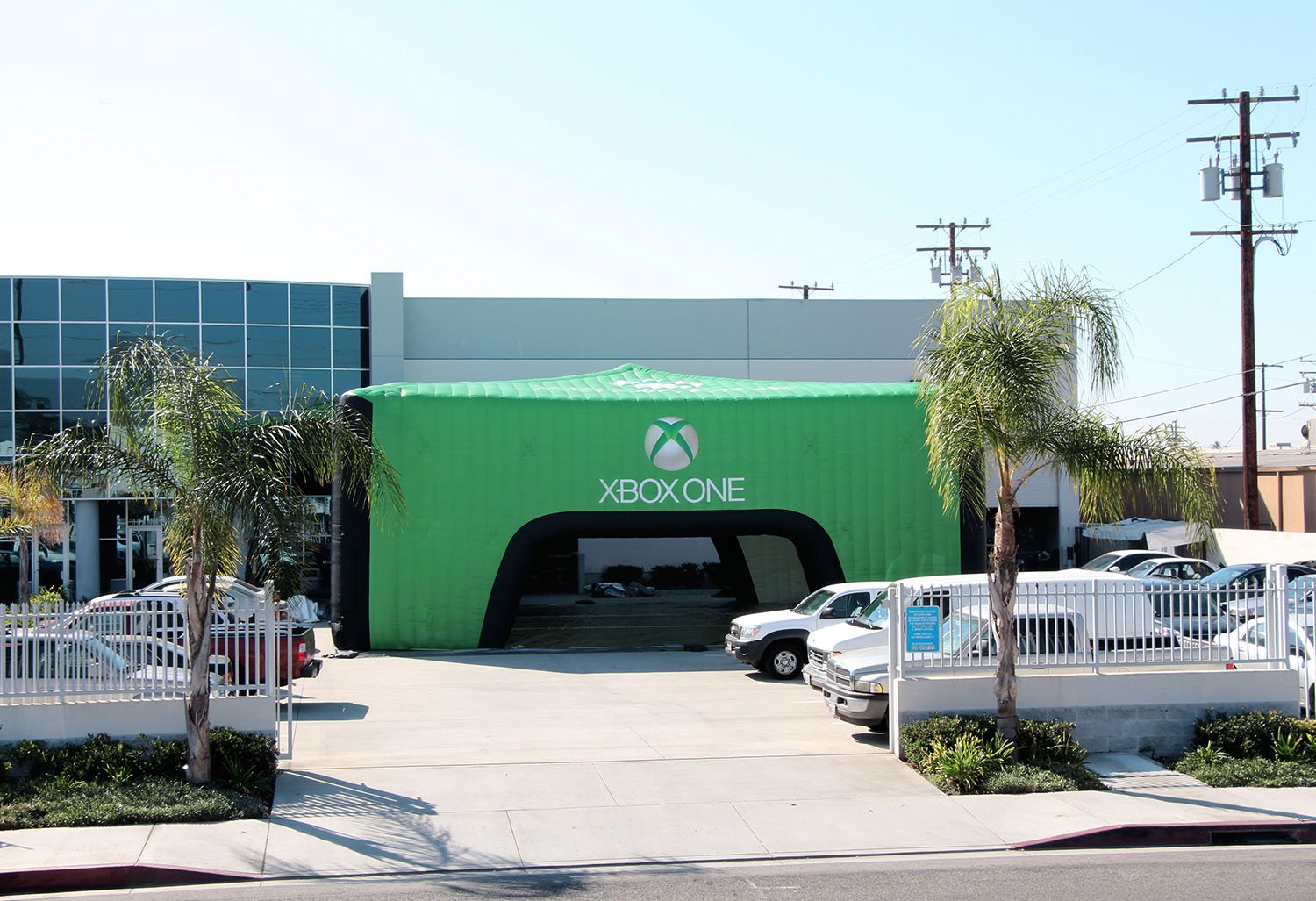 45'x45' Xbox One Tent | Inflatable Structures - Custom Inflatables