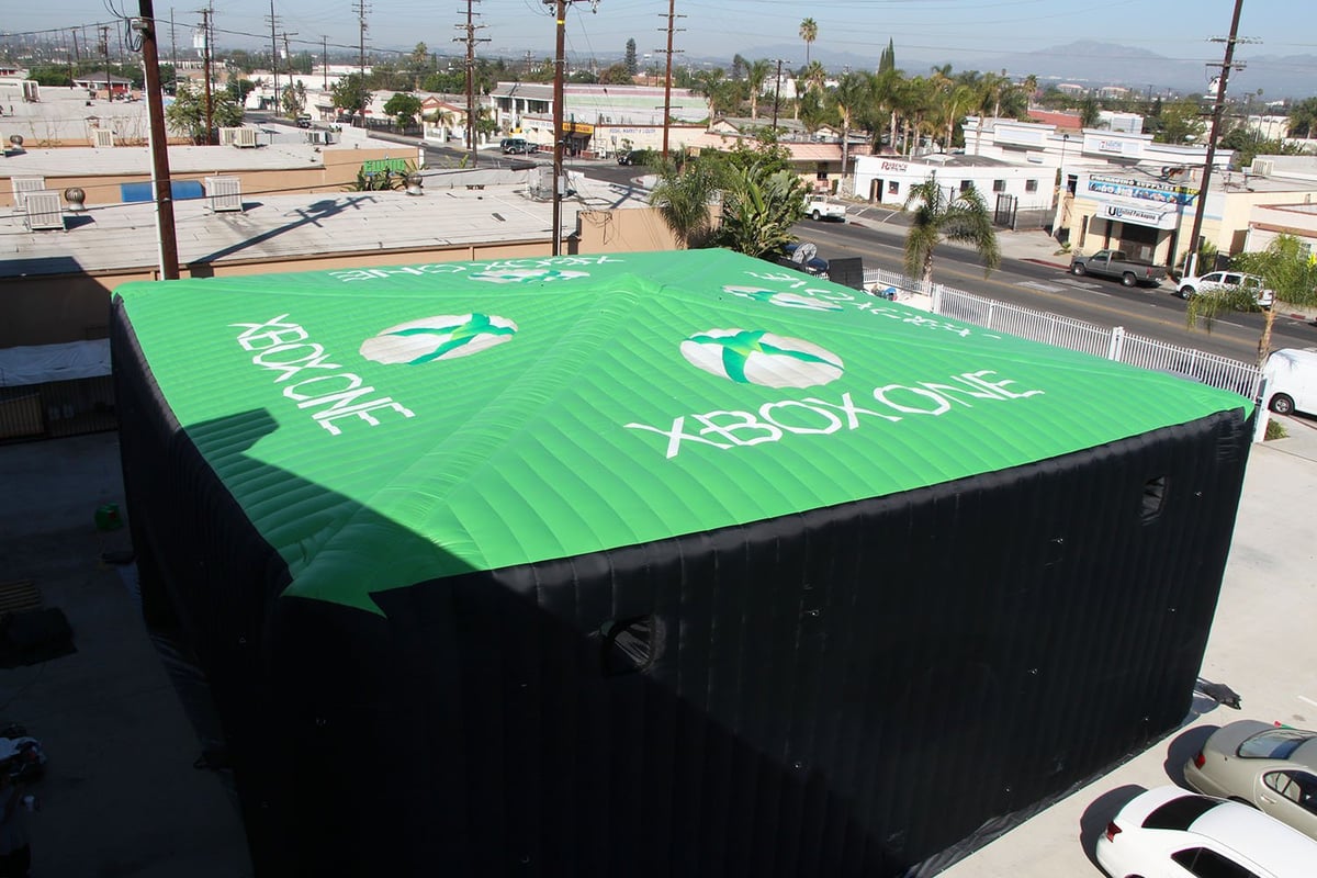 45'x45' Xbox One Tent | Inflatable Structures - Custom Inflatables