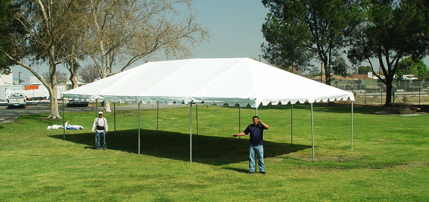20x40 White Frame Tent