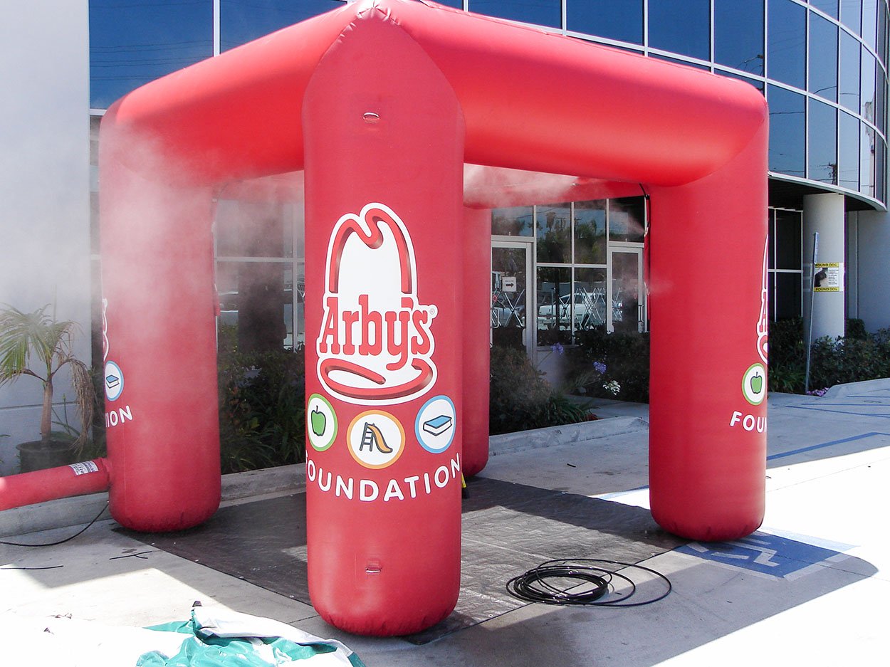 Arby's | Custom Inflatables - Inflatable Misting Station