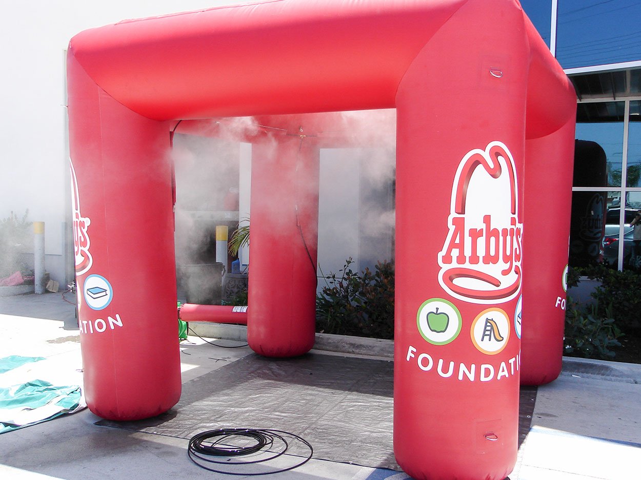 Arby's | Custom Inflatables - Inflatable Misting Station