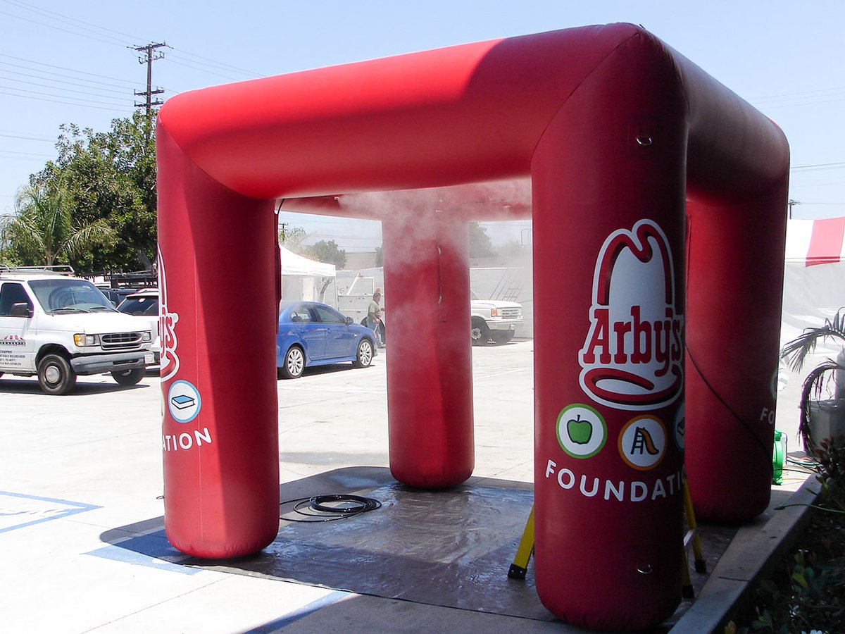 Arby's | Custom Inflatables - Inflatable Misting Station