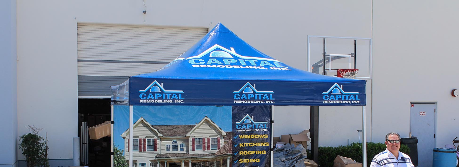 Capital Remodeling Inc. | Custom Canopy | 10x10 Pop Up