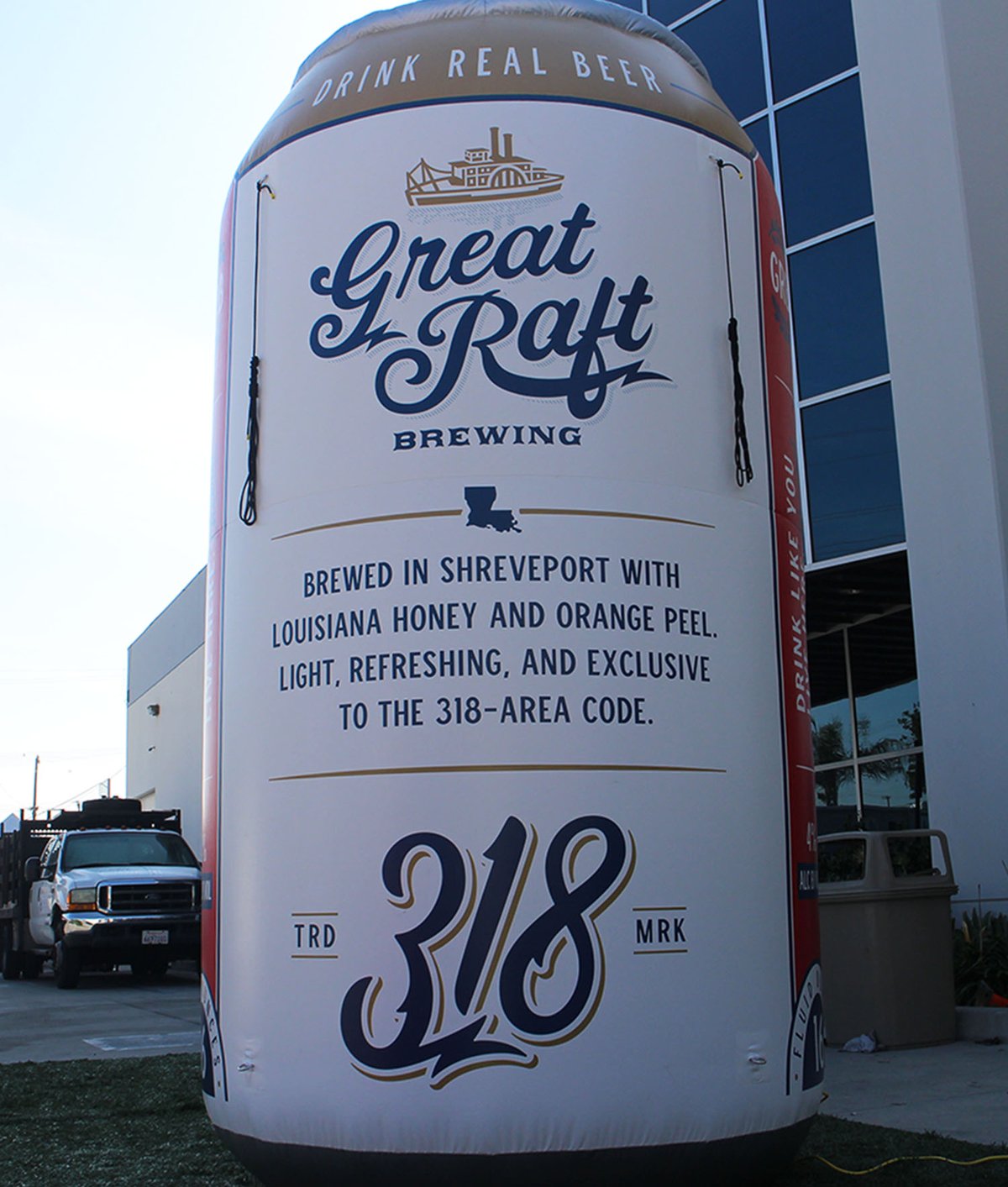 Great Raft Brewing Can | Inflatable Replica | Custom Inflatables