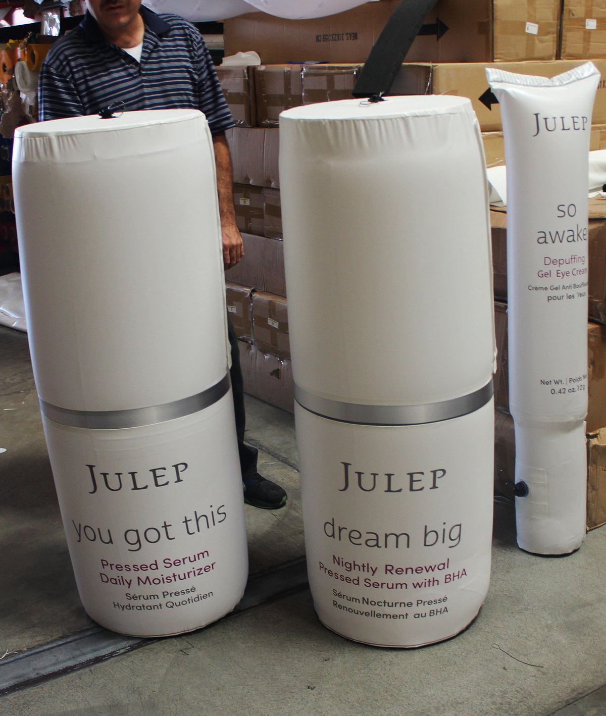 Julep Beauty Products | Inflatable Replicas
