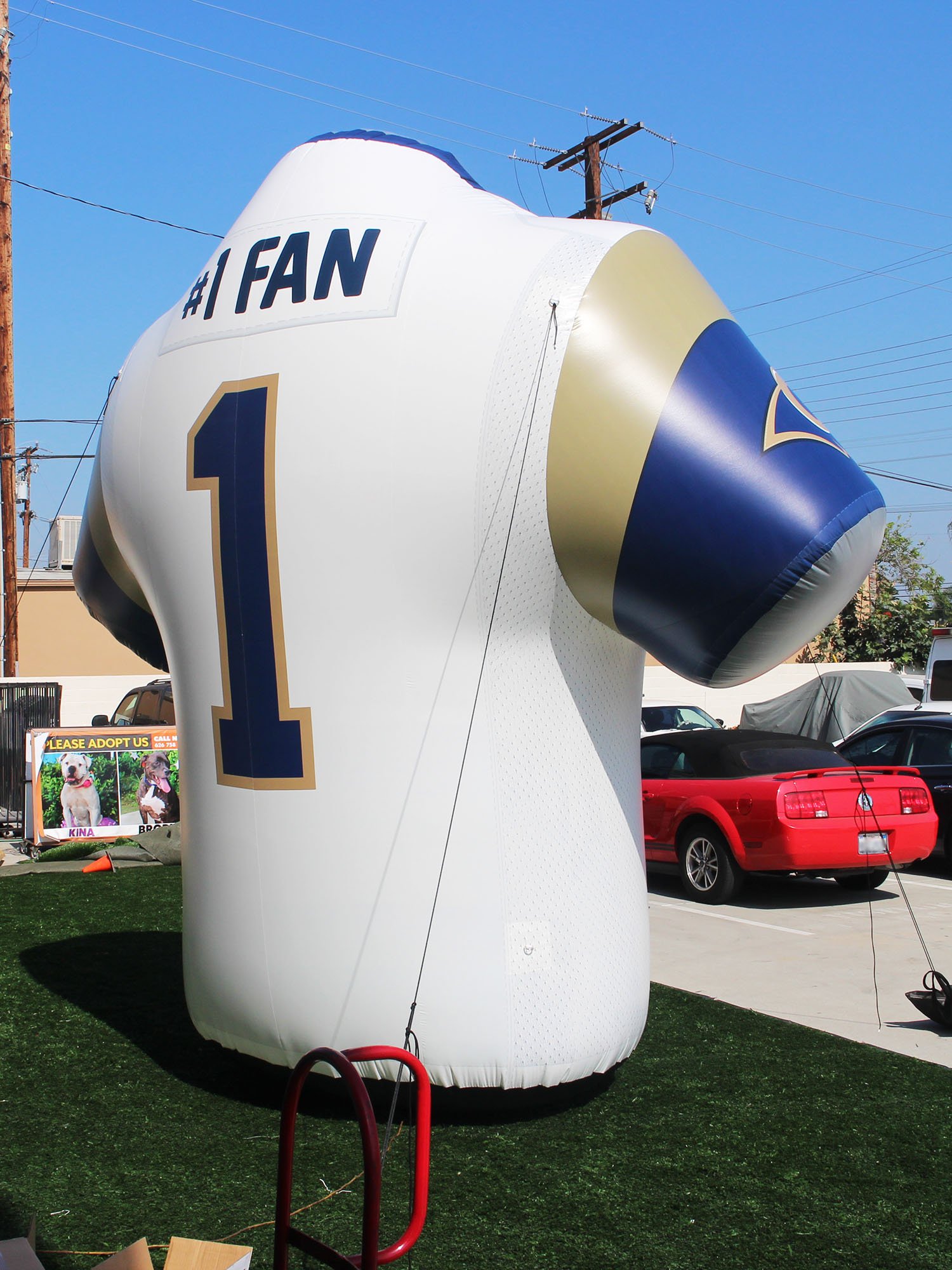 LA Rams Jersey Replica | Custom Inflatables