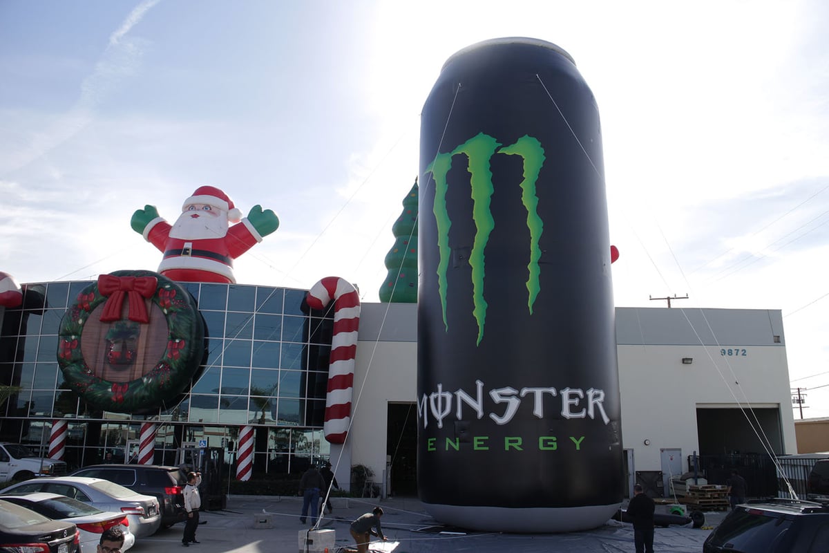 Monster Energy Can | Inflatable Replica | Custom Prop
