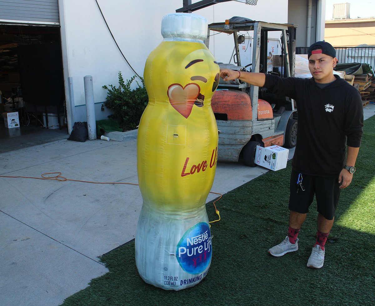 Nestle Pure Life | Inflatable Bottle Replicas