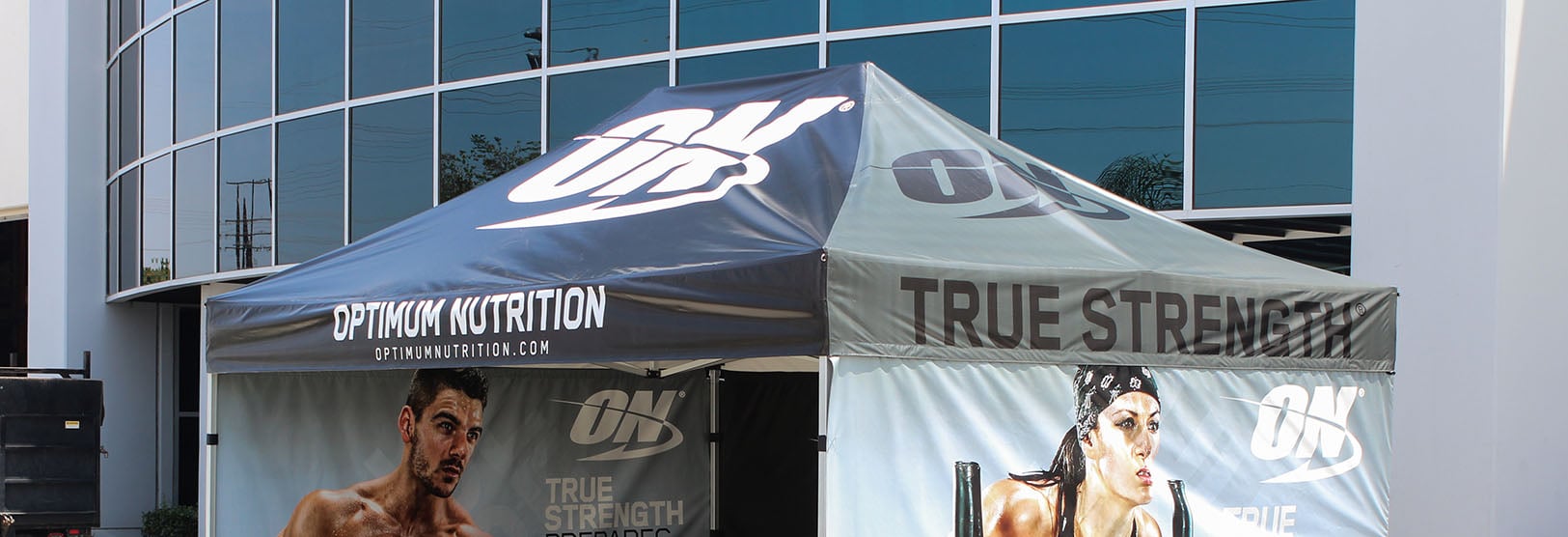 Optimum Nutrition | Custom Canopy Tents