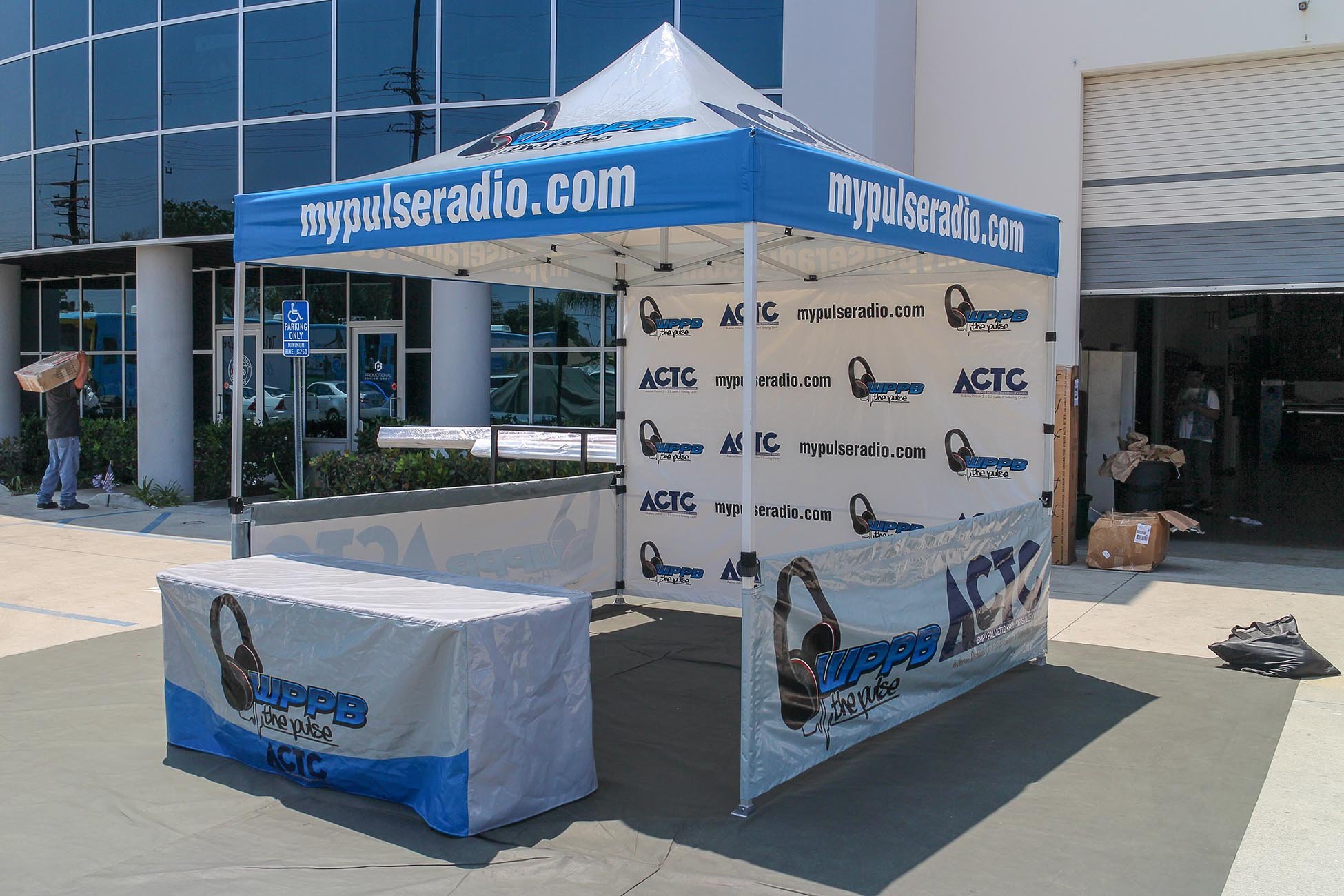 My Pulse Radio | Custom Canopy - 10x10 Pop-Up Tent