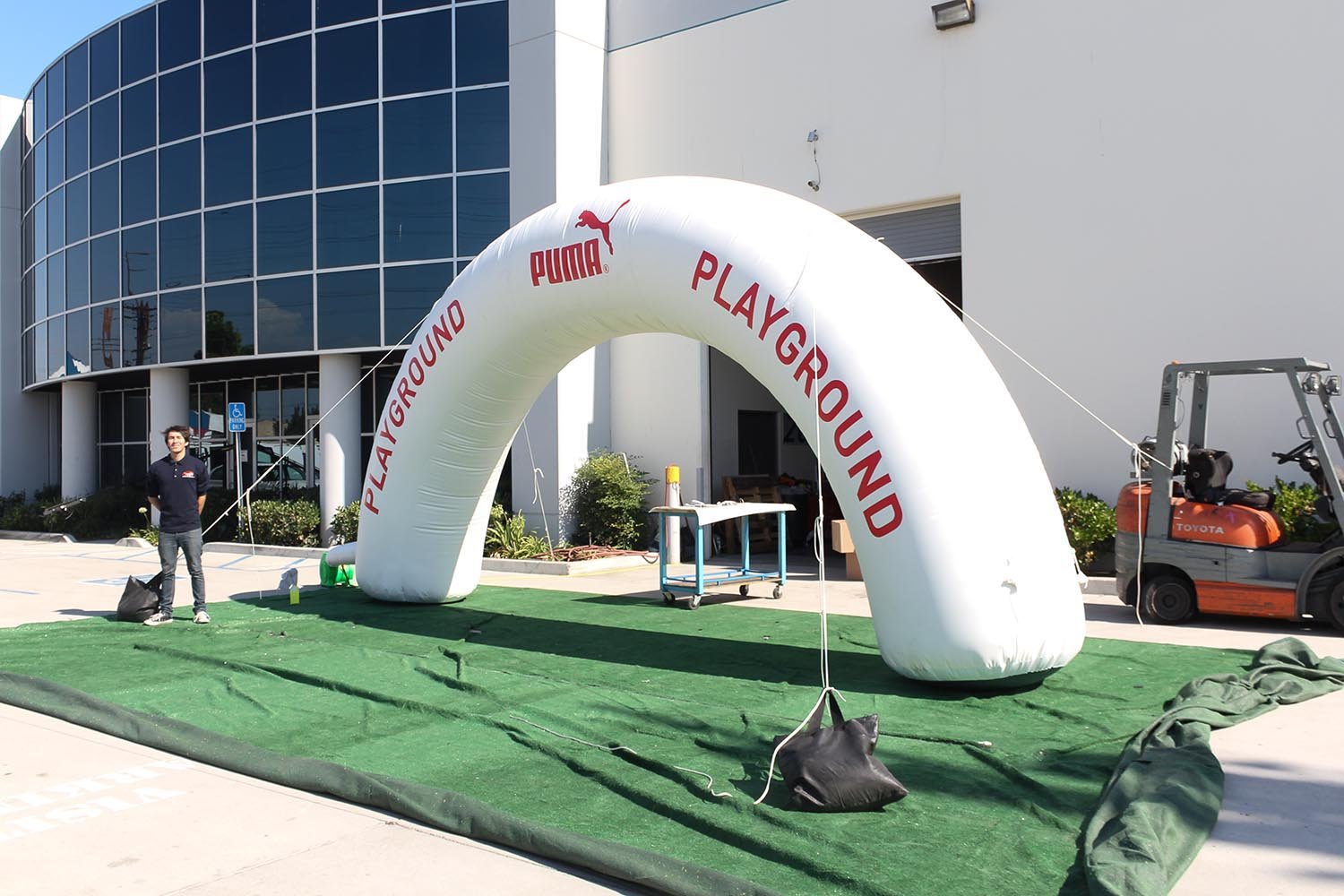 Puma Playground Entrance Arch | Inflatable Arches