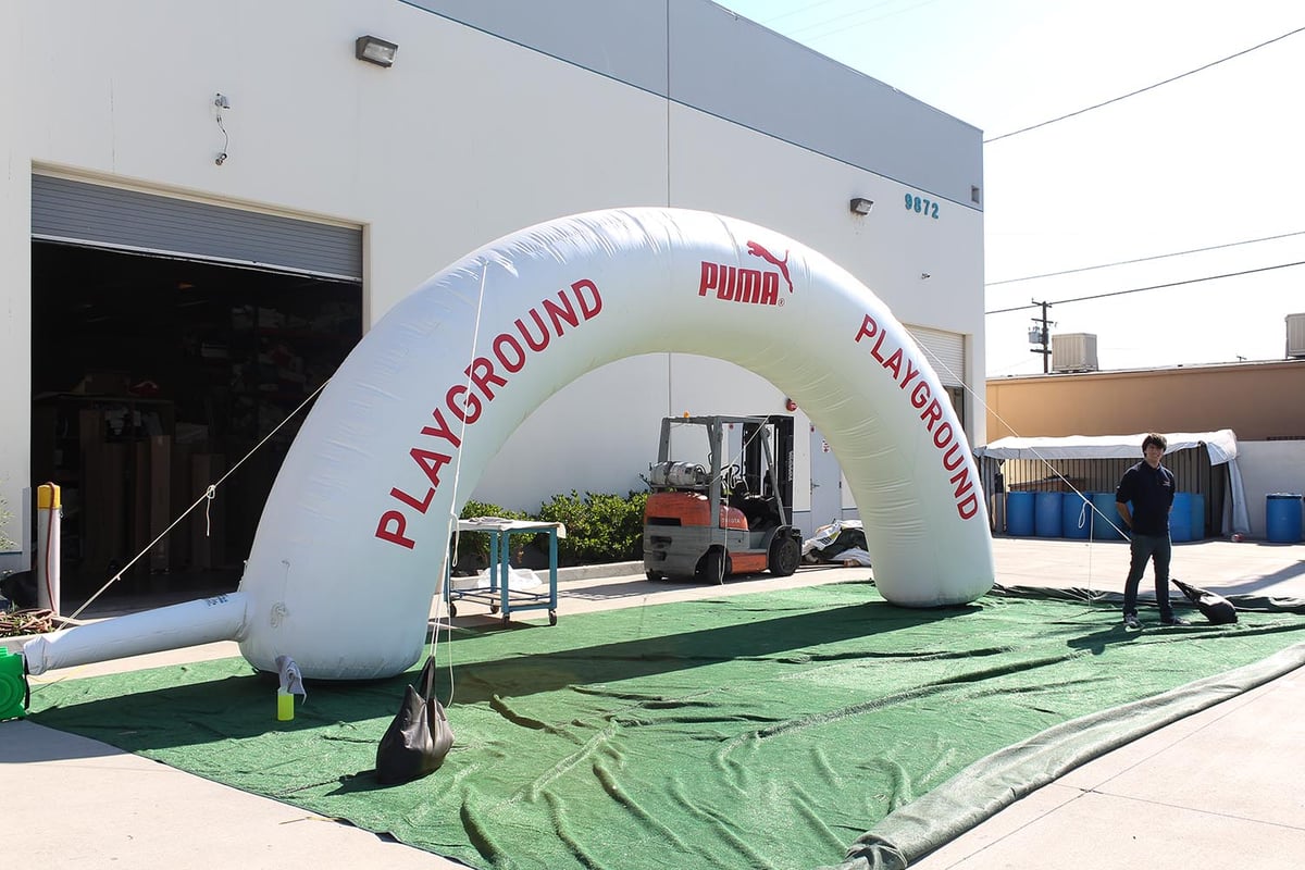 Puma Playground Entrance Arch | Inflatable Arches