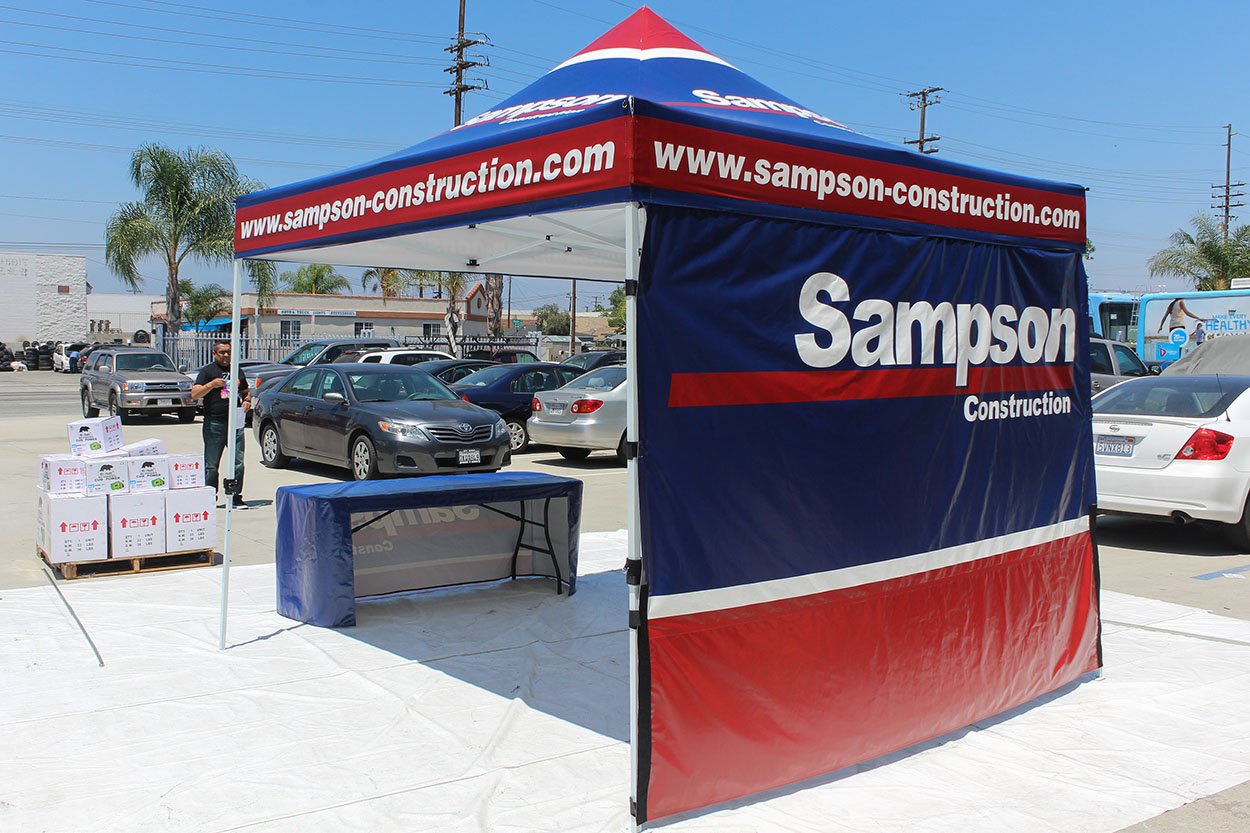Sampson Construction | Custom Canopy Tents