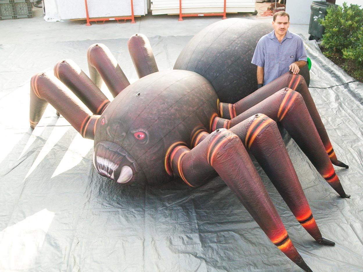 Spider on a Web | Halloween Inflatables