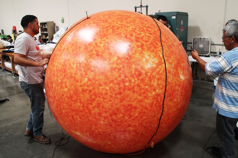 8 Foot Inflatable Sun | Space Themed Inflatables