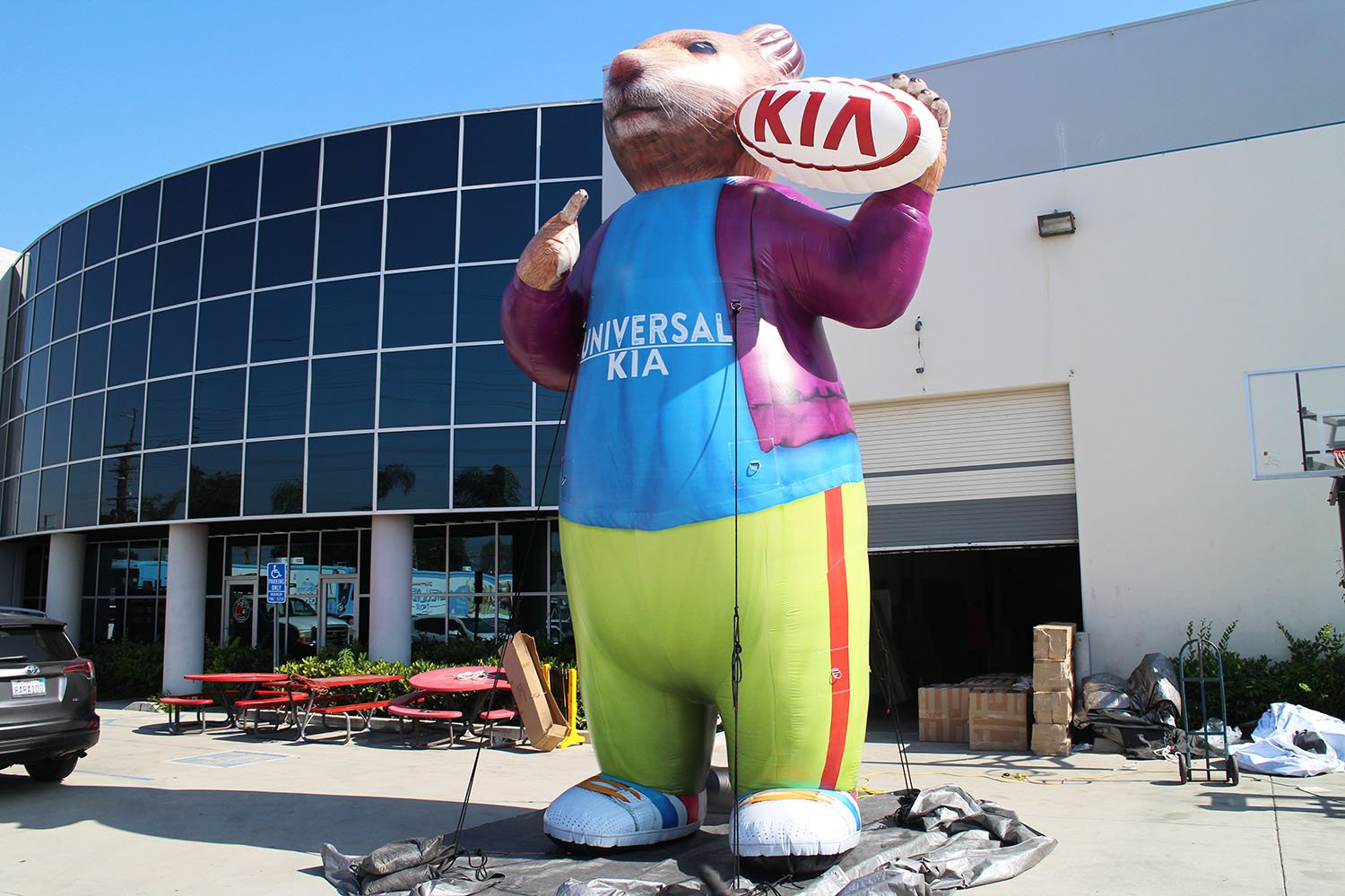 Universal Kia Hamster | Inflatable Replica | Inflatable Animals