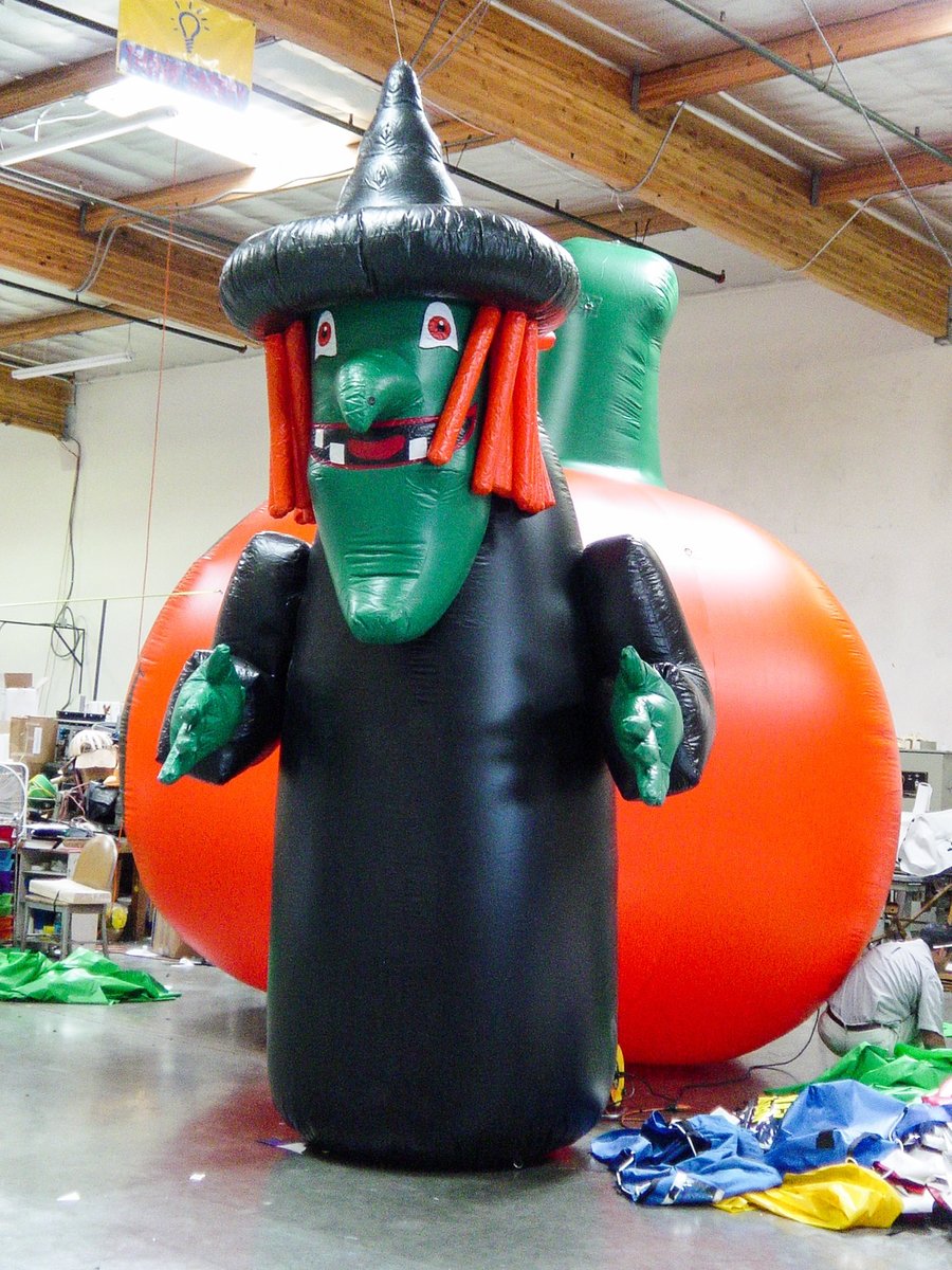 Large Green Witch | Halloween Inflatables