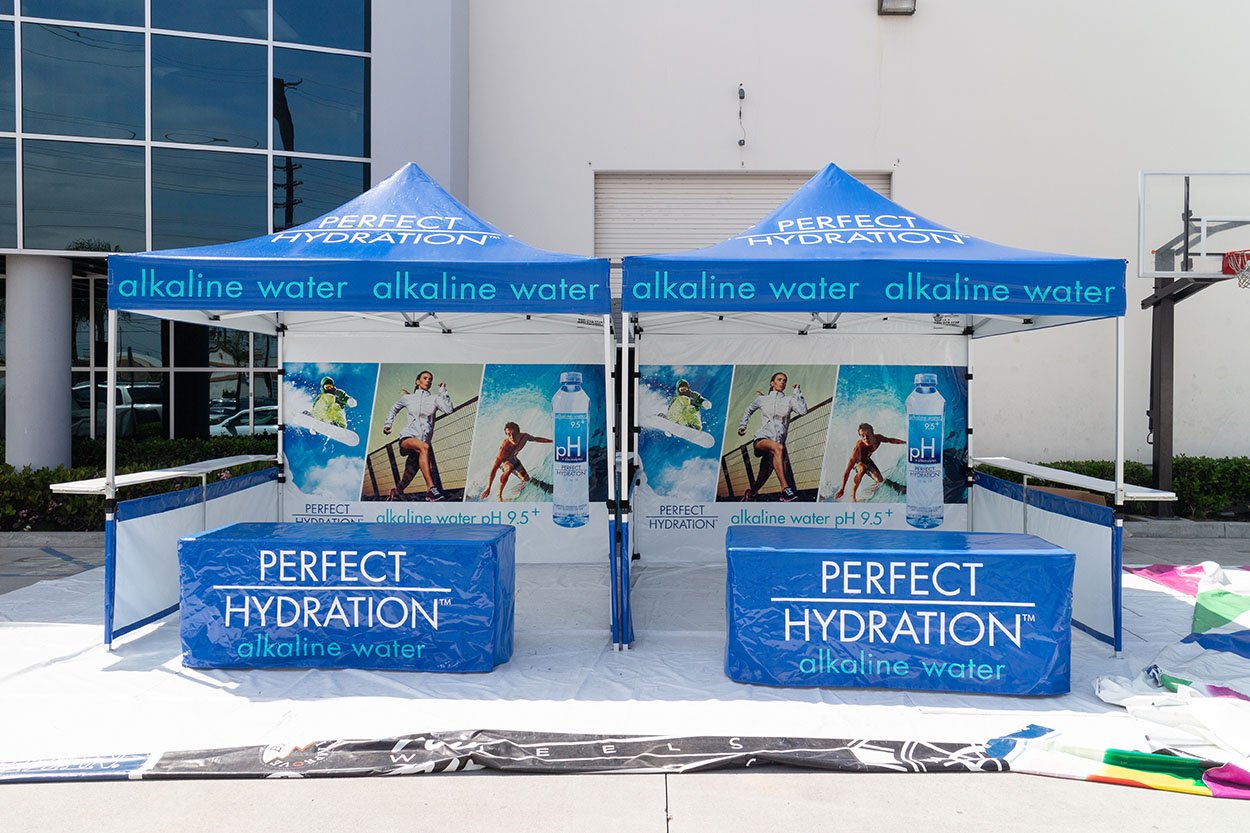 Perfect Hydration | Custom Canopy Tents