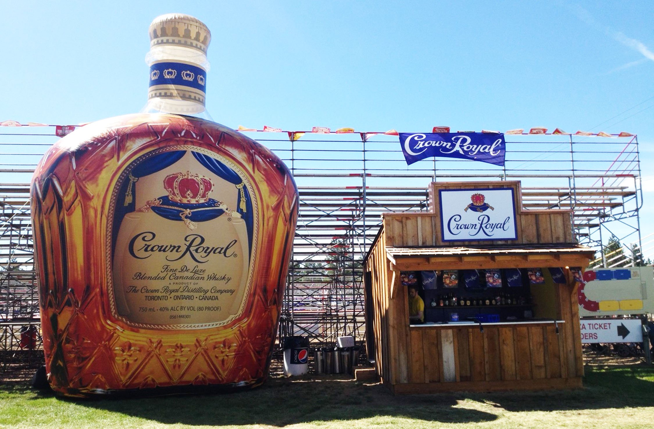 Crown Royal Bottle | Custom Inflatables - Inflatable Replicas