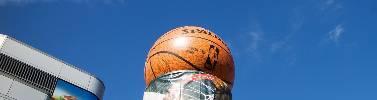 Large Spalding Basketball | Inflatable Replica - Product Replica