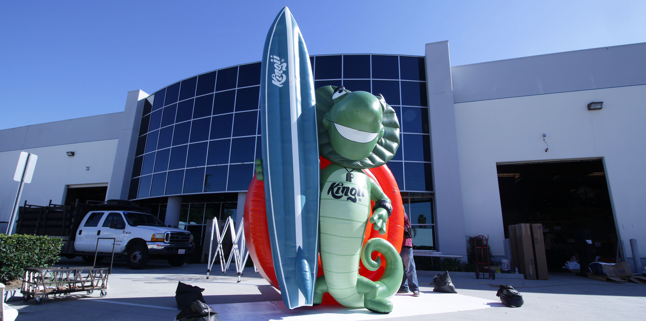 Kingii the Lizard | Custom Inflatables - Inflatable Animals