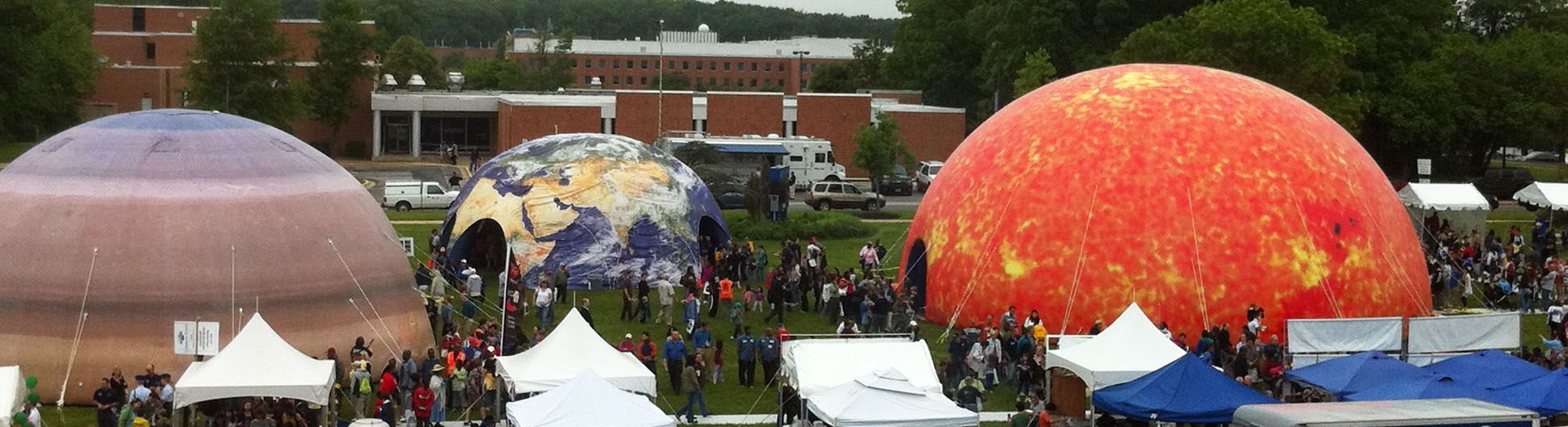 Printed NASA Inflatable Domes | Inflatable Domes - Custom Inflatables